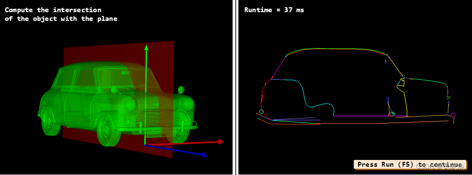 7.Halcon3D点云截面分析-空间任意平面和点云相交截面_halcon 使用平面截取点云-CSDN博客