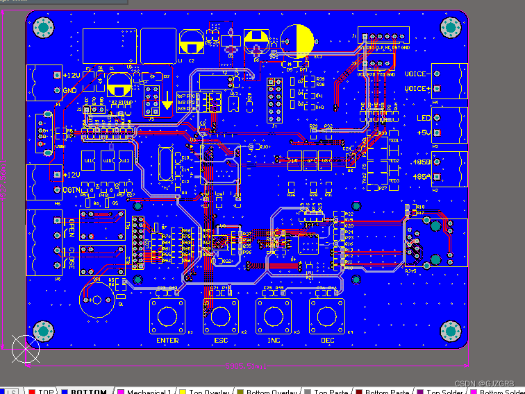 基于STM32F107VCT6单片机+DP83848CV芯片以太网主控板硬件（原理图+PCB）工程文件_stm32f107 dp83848-CSDN博客