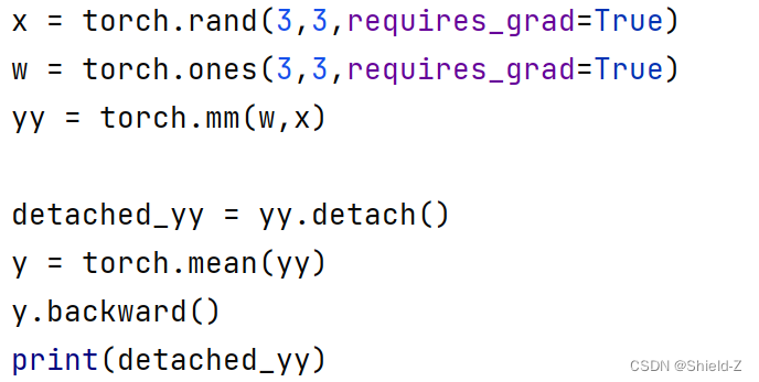 Pytorch深度学习基础 Pytorch的自动微分python Torch 多个函数自动微分 Csdn博客 3950