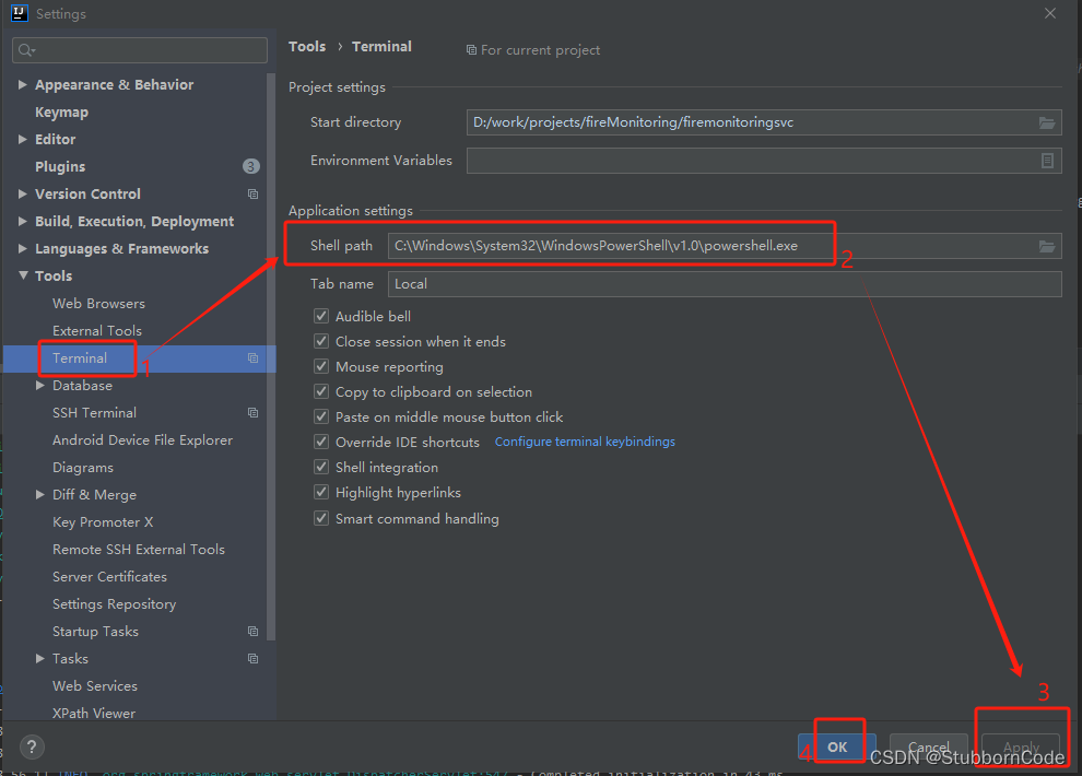 IDEA terminal（终端）无法使用ll,ls等命令，更改为powershell_idea powershell-CSDN博客