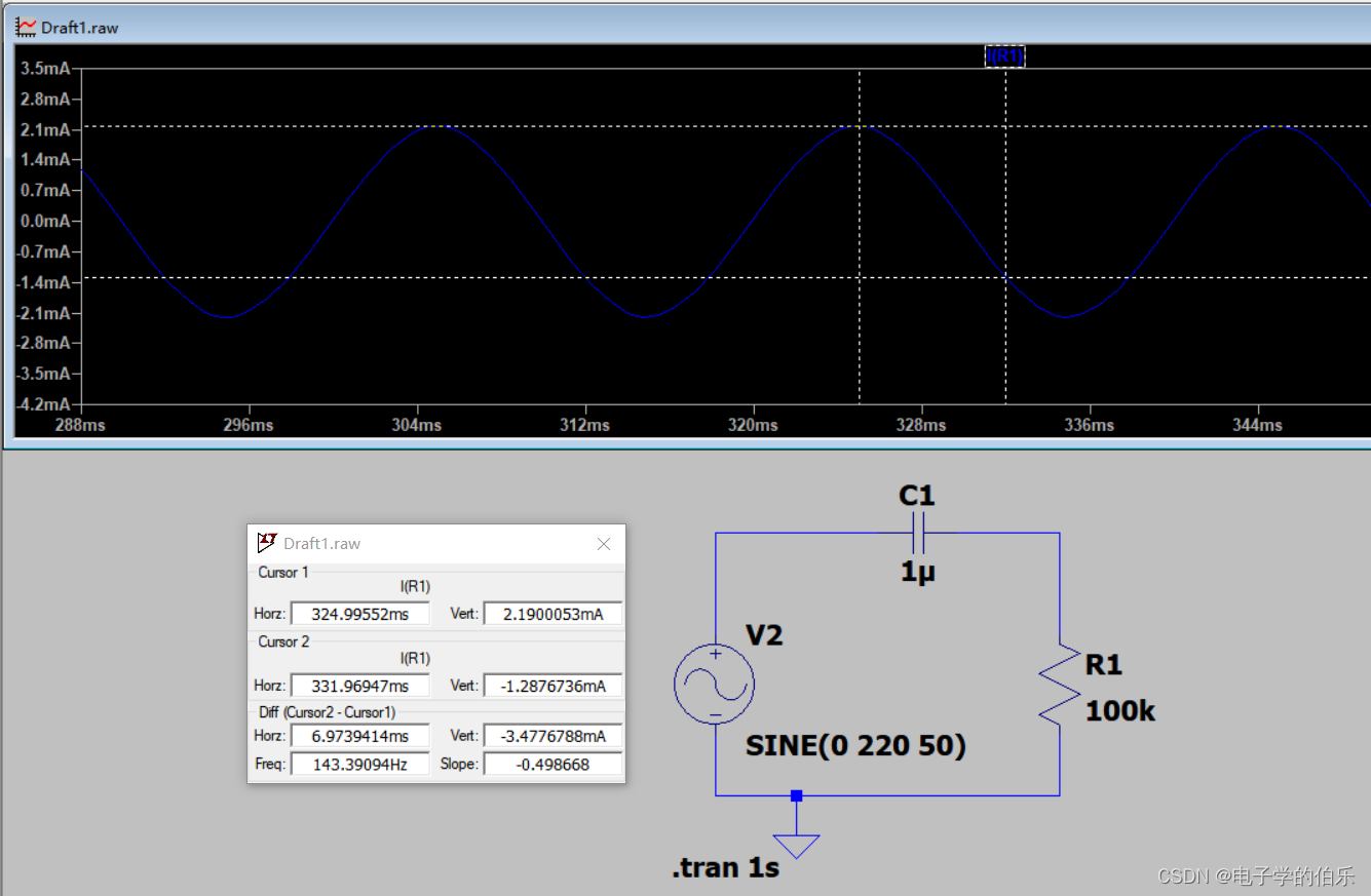 计算交流电路中的功率因数，附LTspice仿真_ltspice计算功率-CSDN博客