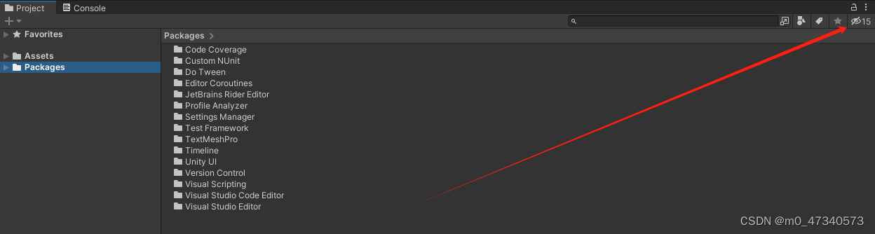 Unity Packages文件夹为空_unity3d中import package 中啥都没有-CSDN博客