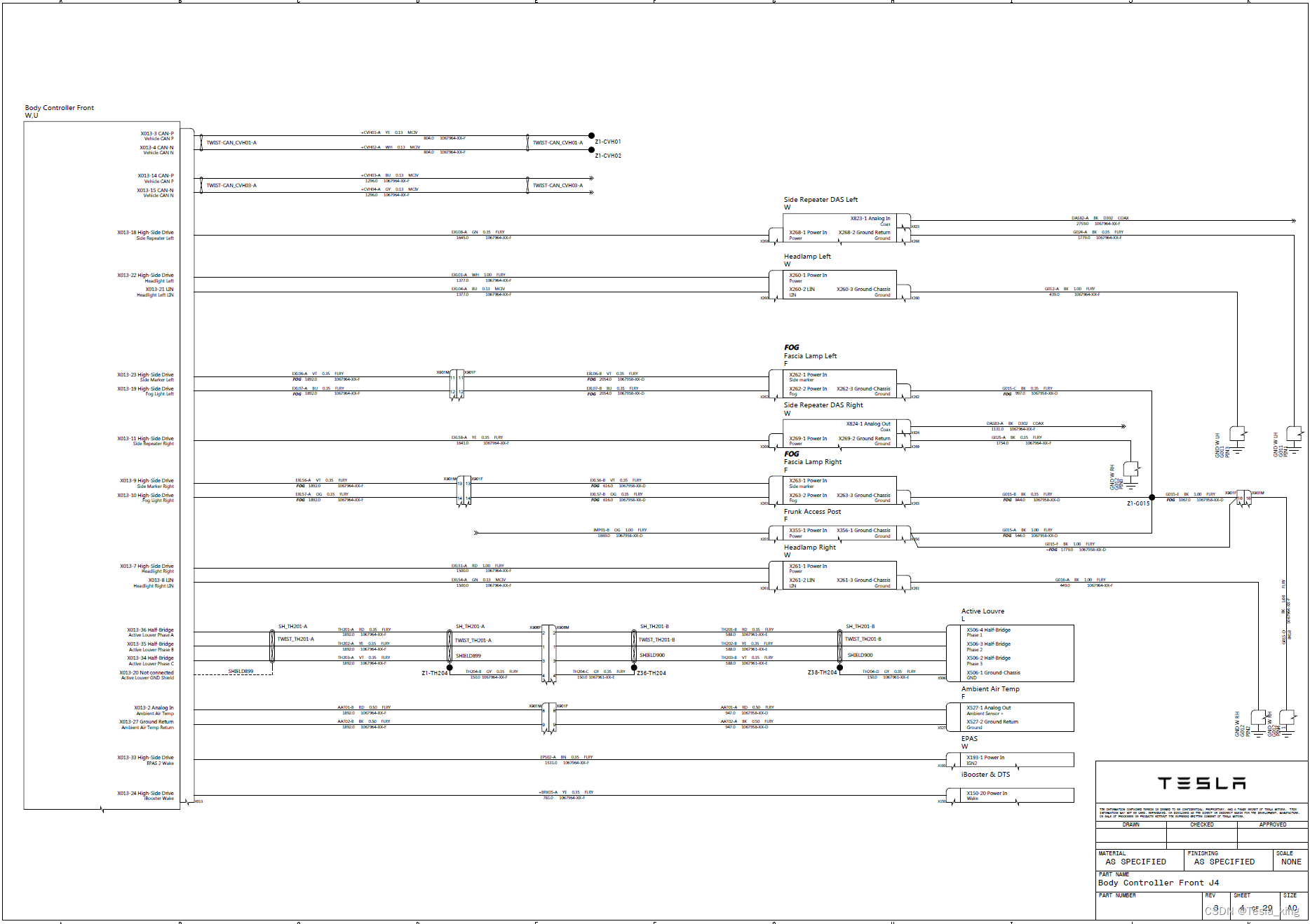 Tesla model 3 Schematic Diagram serialize（5/40）-CSDN博客