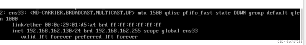 ens33处于DOWN状态，无法开启_ens33 down-CSDN博客