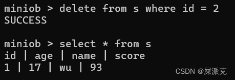 MiniOB上尝试基本功能_miniob运行结果-CSDN博客