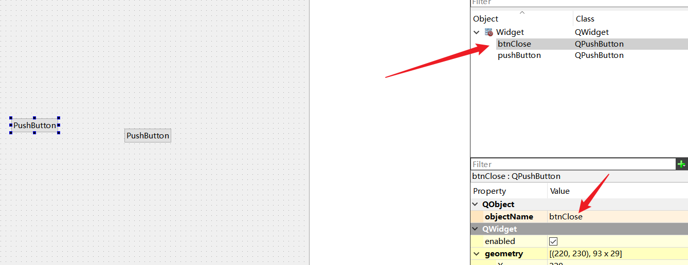 QT-1.2- PushButton 的使用 （标题文字，对象名修改）_qt如何修改ui中设置的按钮名称-CSDN博客