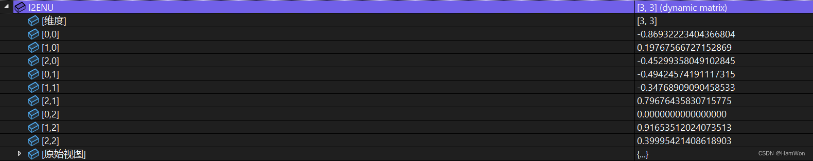 Visual Studio 调试时查看Eigen::VectorXd的每一个值-CSDN博客