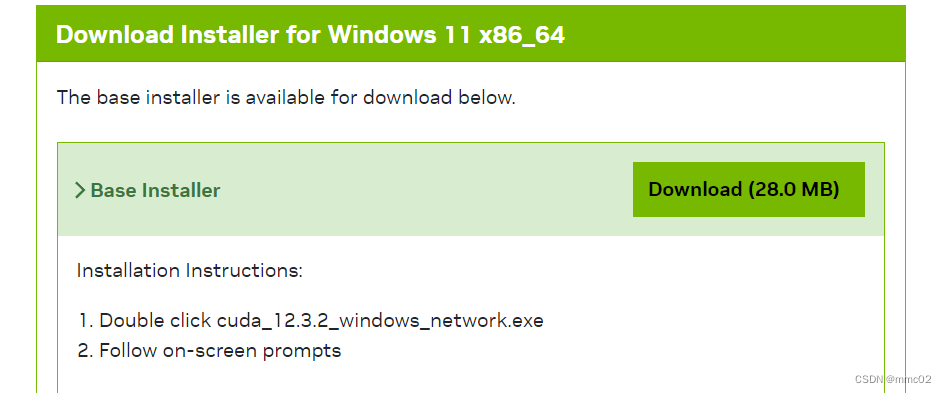 在venv中使用pip安装 pytorch + cuda （window11环境）_pip 安装cuda-CSDN博客