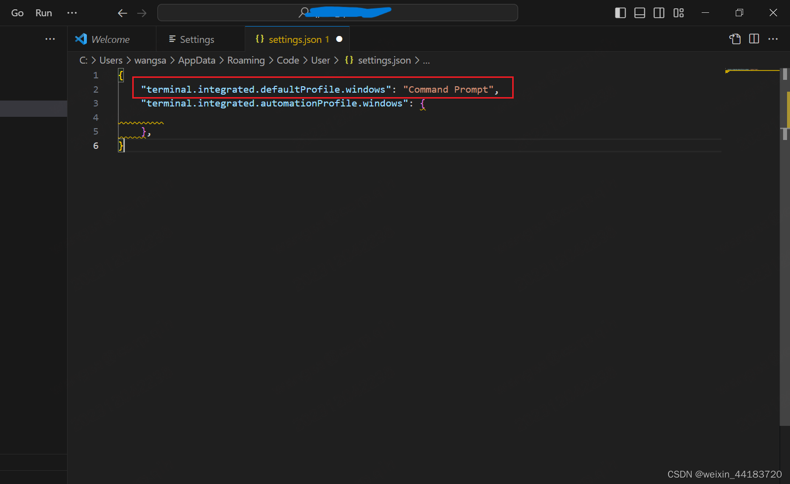 VScode终端打不开，报错显示‘The terminal process failed to launch…_the terminal process failed to launch ...