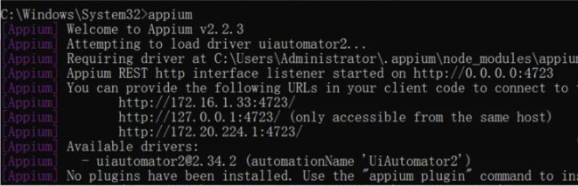 App自动化测试之Appium环境部署后续问题及解决方案_appium no driver-CSDN博客
