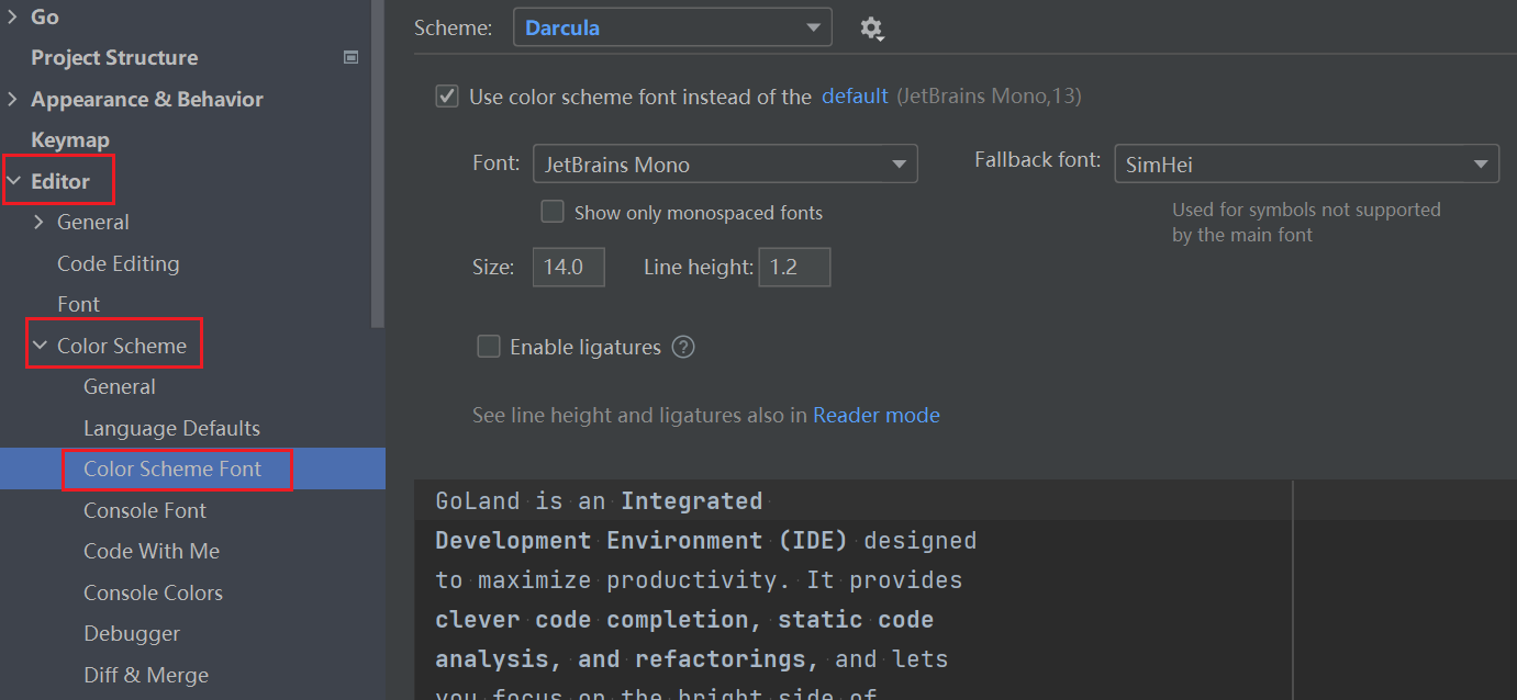 JetBrains IDE字体设置详解与最佳实践_jetbrains字体-CSDN博客