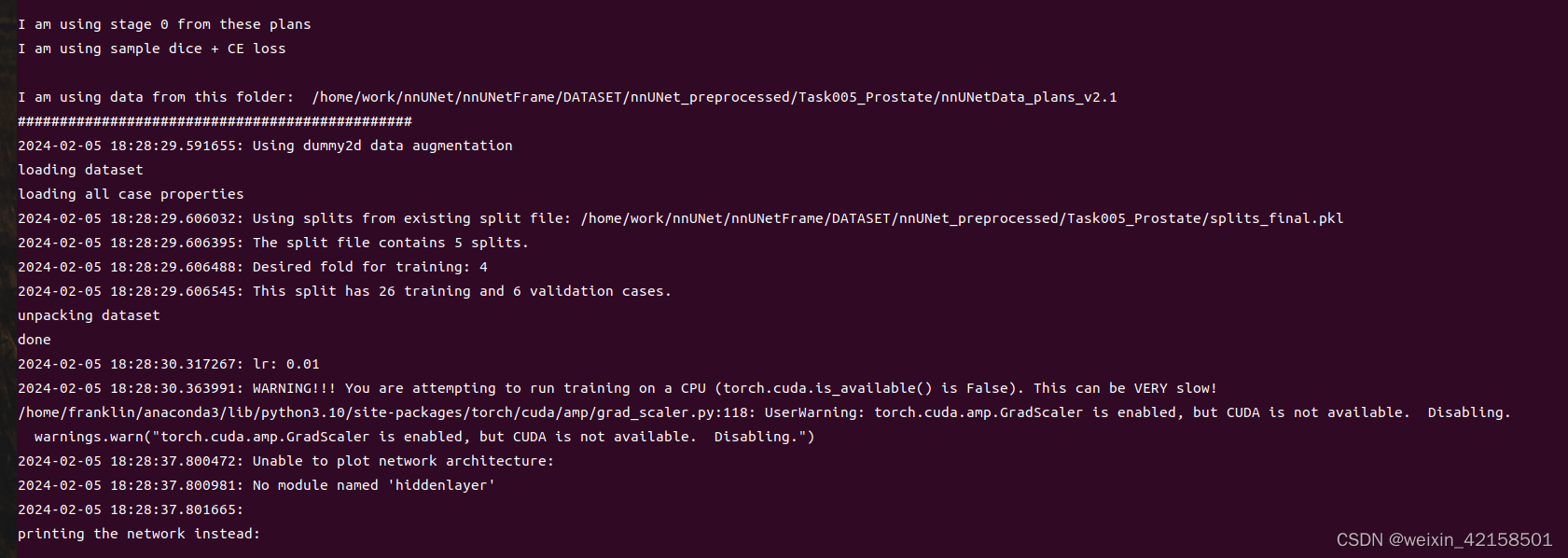 报警解决‘User provided device_type of \‘cuda\‘, but CUDA is not available. Disabling‘_user provide ...