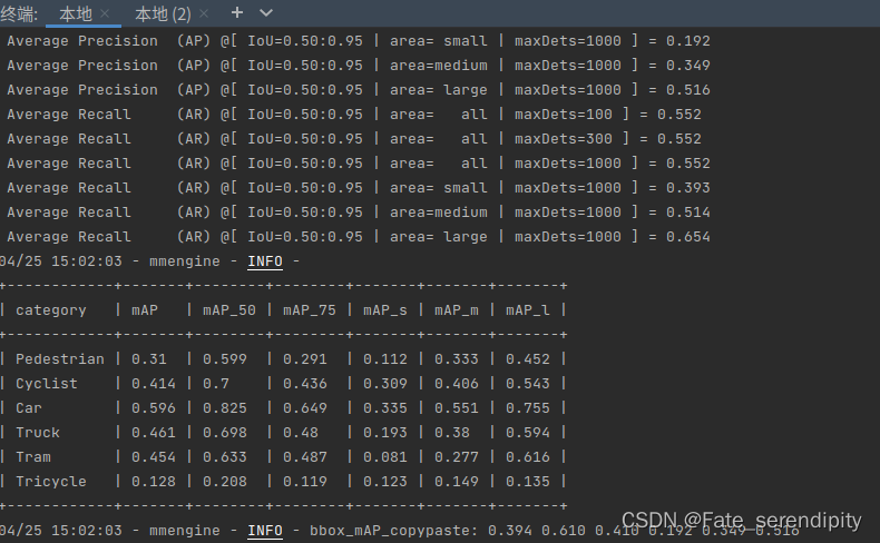 【mmdetection系列】mmdetection3 X版本多类目标训练查看每个类别的map结果(coco格式数据集) Mmdet Cocometric Csdn博客