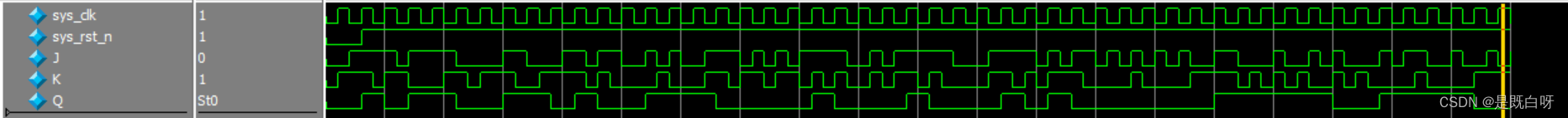 Verilog设计实现D触发器与JK触发器_设计一个边沿触发的jk触发器,编写出相应的verilog hdl语言的参考程序并画出仿-CSDN博客