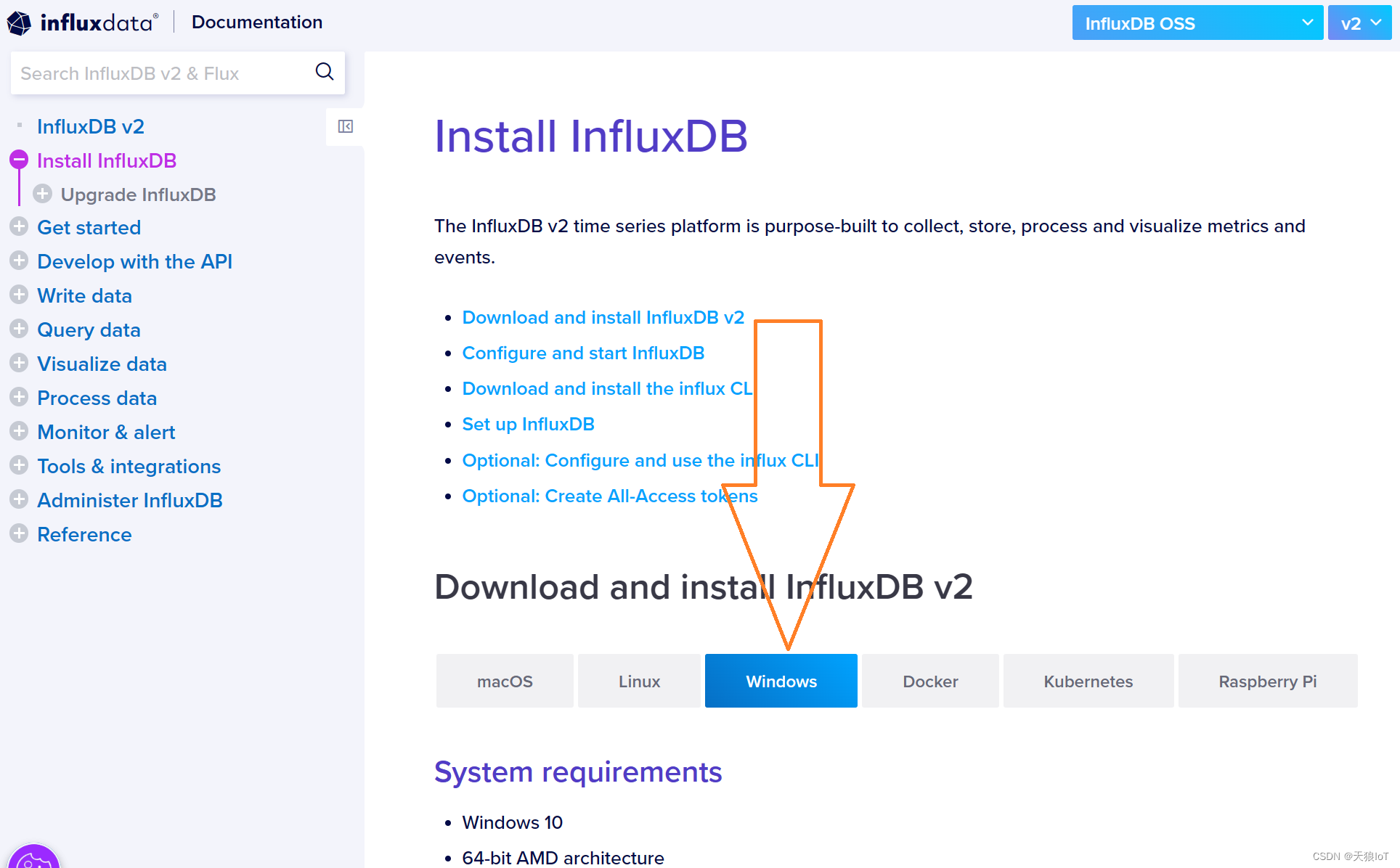 【安装教程】InfluxDB2.7.4（Windows）保姆级安装教程_influxdb2 安装 windows-CSDN博客
