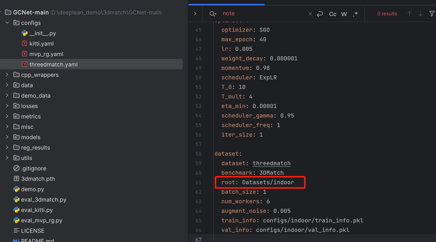 【点云配准】【深度学习】Windows11下GCNet代码Pytorch实现与源码讲解_3dlomatch数据集-CSDN博客