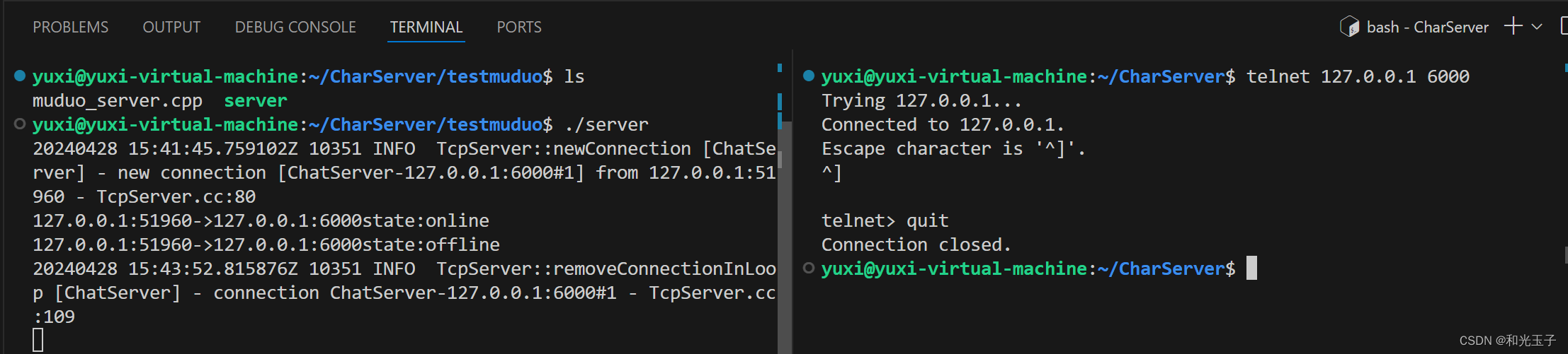 基于muduo网络库开发服务器程序完整代码_基于muduo网络库的服务器编写-CSDN博客