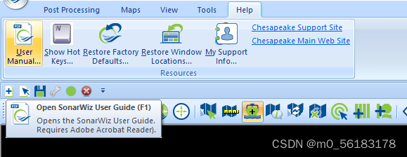 sonarwiz 6关于侧扫声呐数据的一些基础操作-CSDN博客