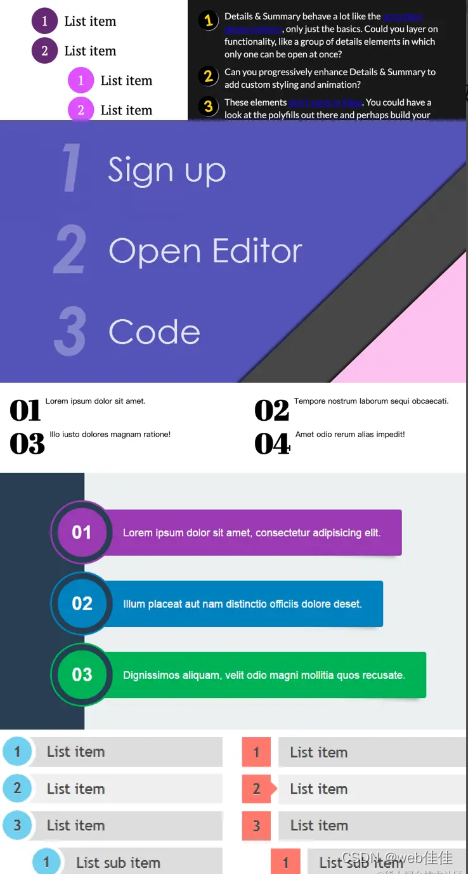 聊聊 CSS 的 ::marker_css 伪元素::marker-CSDN博客