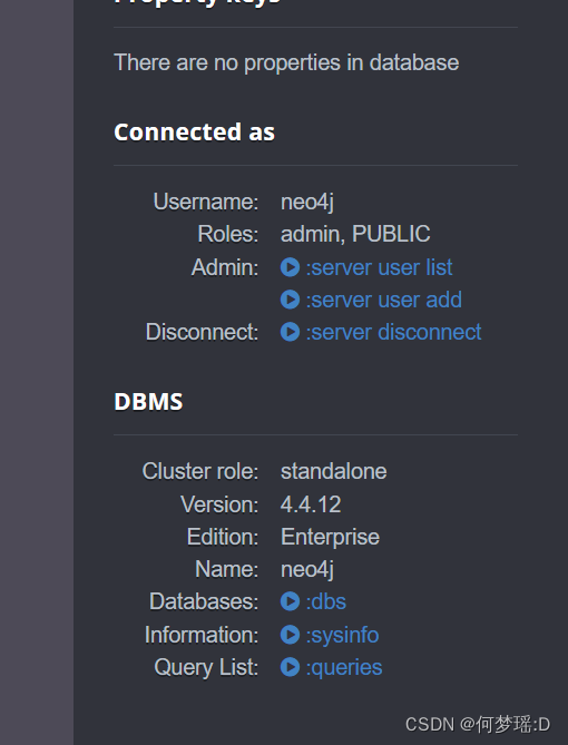 Neo4j Browser应用程序显示neo Clienterror Statement Accessmodewriting In Read