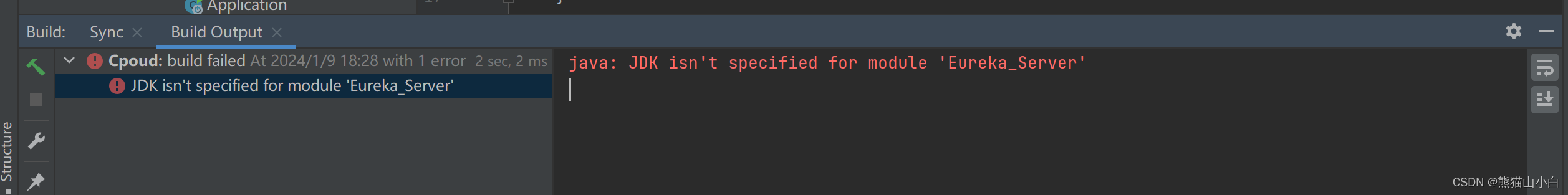 Java Jdk Isn‘t Specified For Module ‘eureka Server‘（已解决） Java Jdk Isn T Specified For Module
