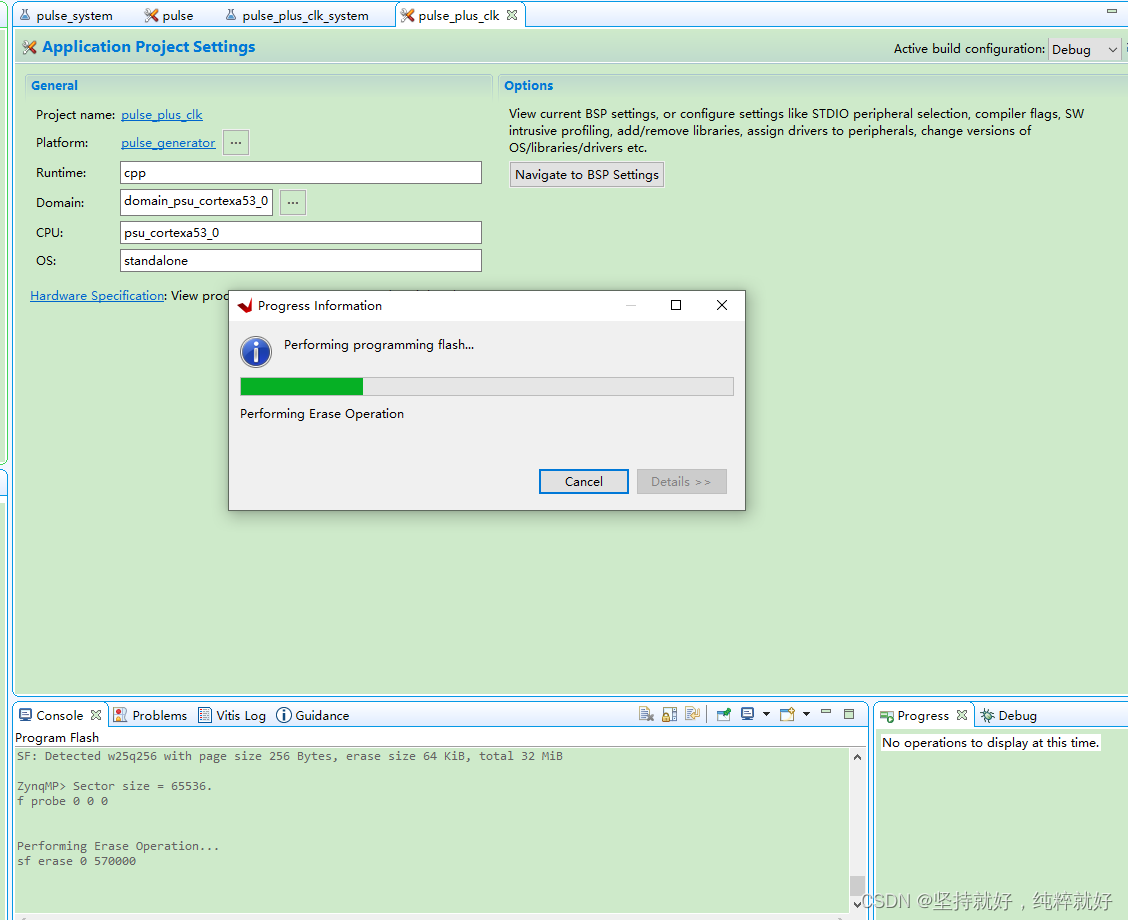 ZynqMP＞ ERROR: [Xicom 50-186] Error while detecting SPI flash device - unrecognized JEDEC id ...