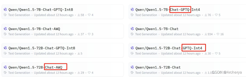 千问Qwen1.5中GPTQ、AWQ量化模型-CSDN博客