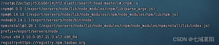 linux 安装npm并配置淘宝镜像（新）/cnpm_linux npm-CSDN博客