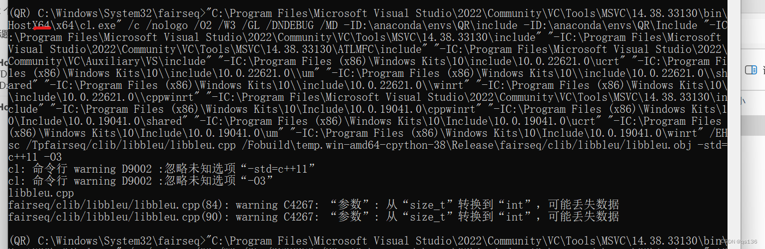 下载fairseq的艰难历程：直面 error C1083: 无法打开源文件_c1083无法打开源文件-CSDN博客