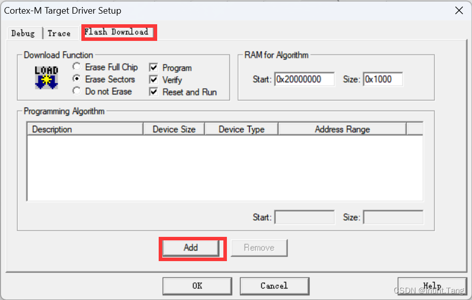 关于STM32蓝桥杯开发板报错：No Algorithm found for: 08000000H - 0800226FHErase skipped!解决办法-CSDN博客