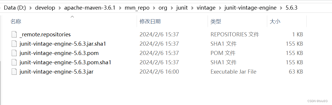 java: 读取mvn_repo\org\junit\vintage\junit-vintage-engine\5.6.3\junit-vintage-engine-5.6.3.jar时出错 ...