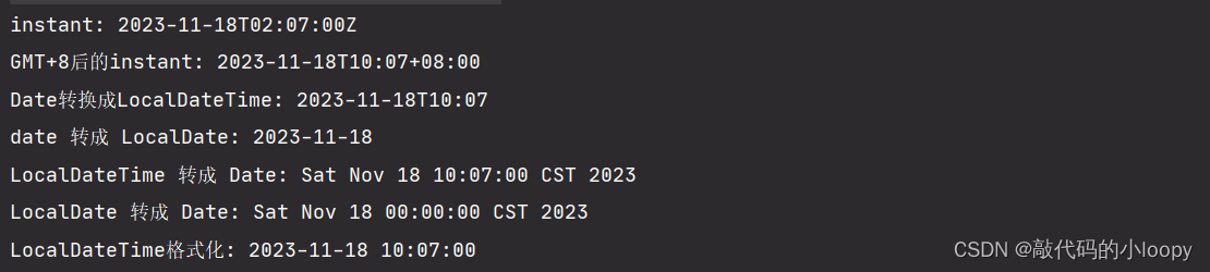 Date、LocalDate、LocalDateTime、Instant相互转换_instant转localdatetime-CSDN博客