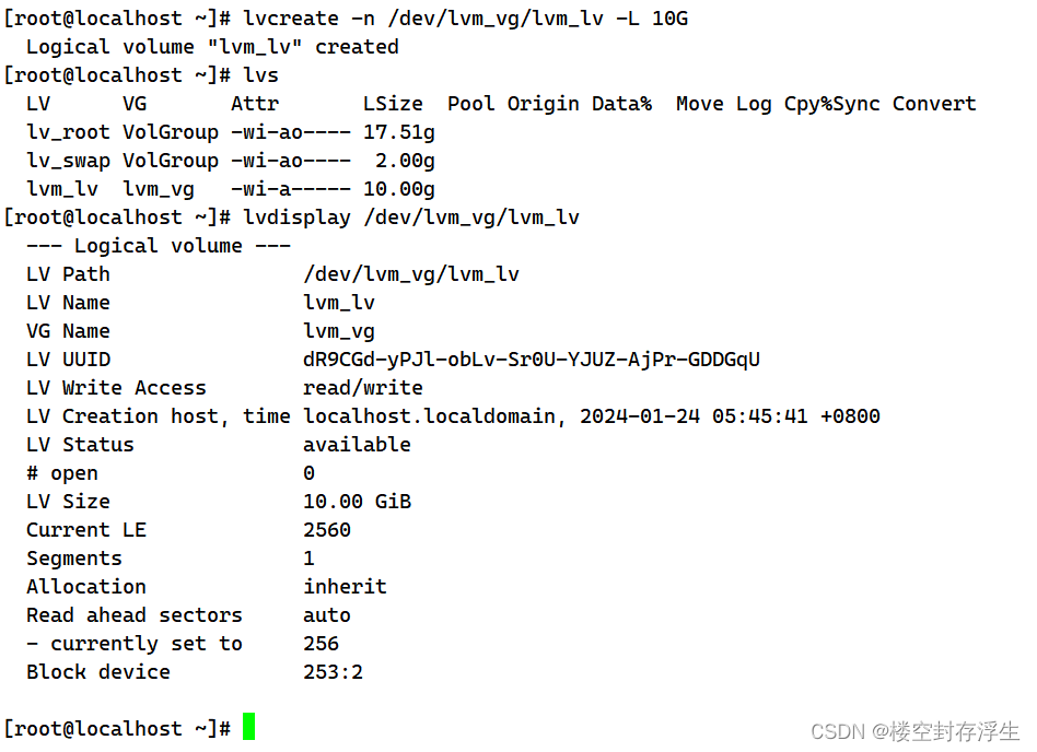 磁盘管理LVM分区与扩容_lvm磁盘扩容 ext4-CSDN博客