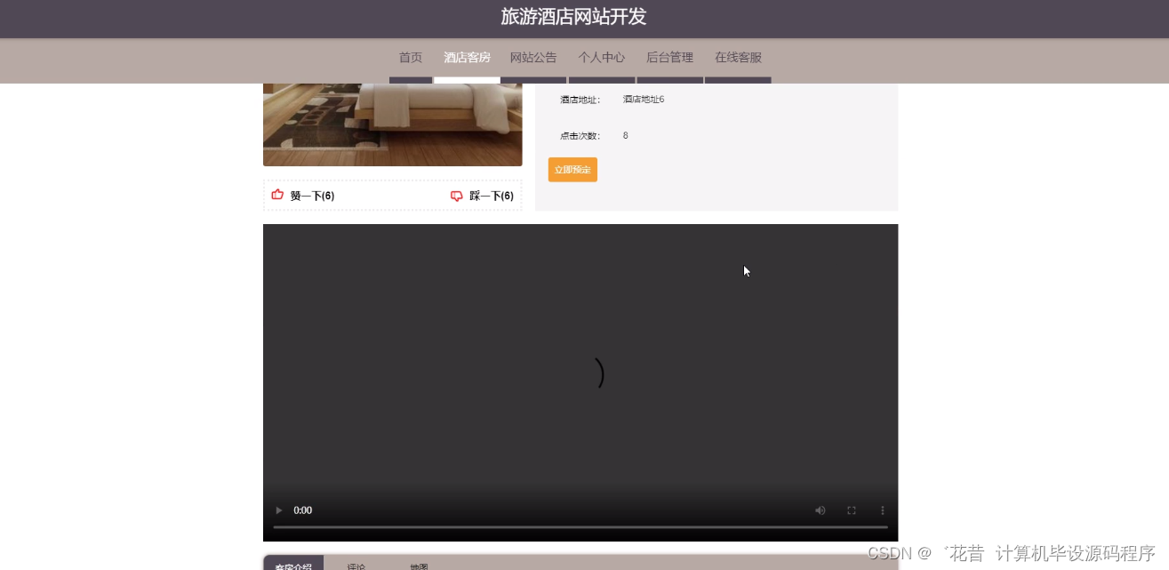 Nodevue毕设旅游酒店网站开发(程序mysqlexpress)前端vue2酒店展示网站模版 Csdn博客