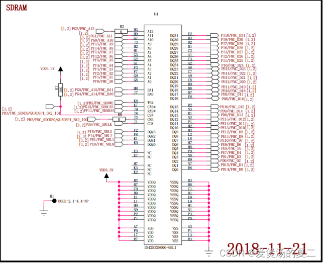Stm32h7中fmc高速读写sdramstm32h7 Sdram Csdn博客