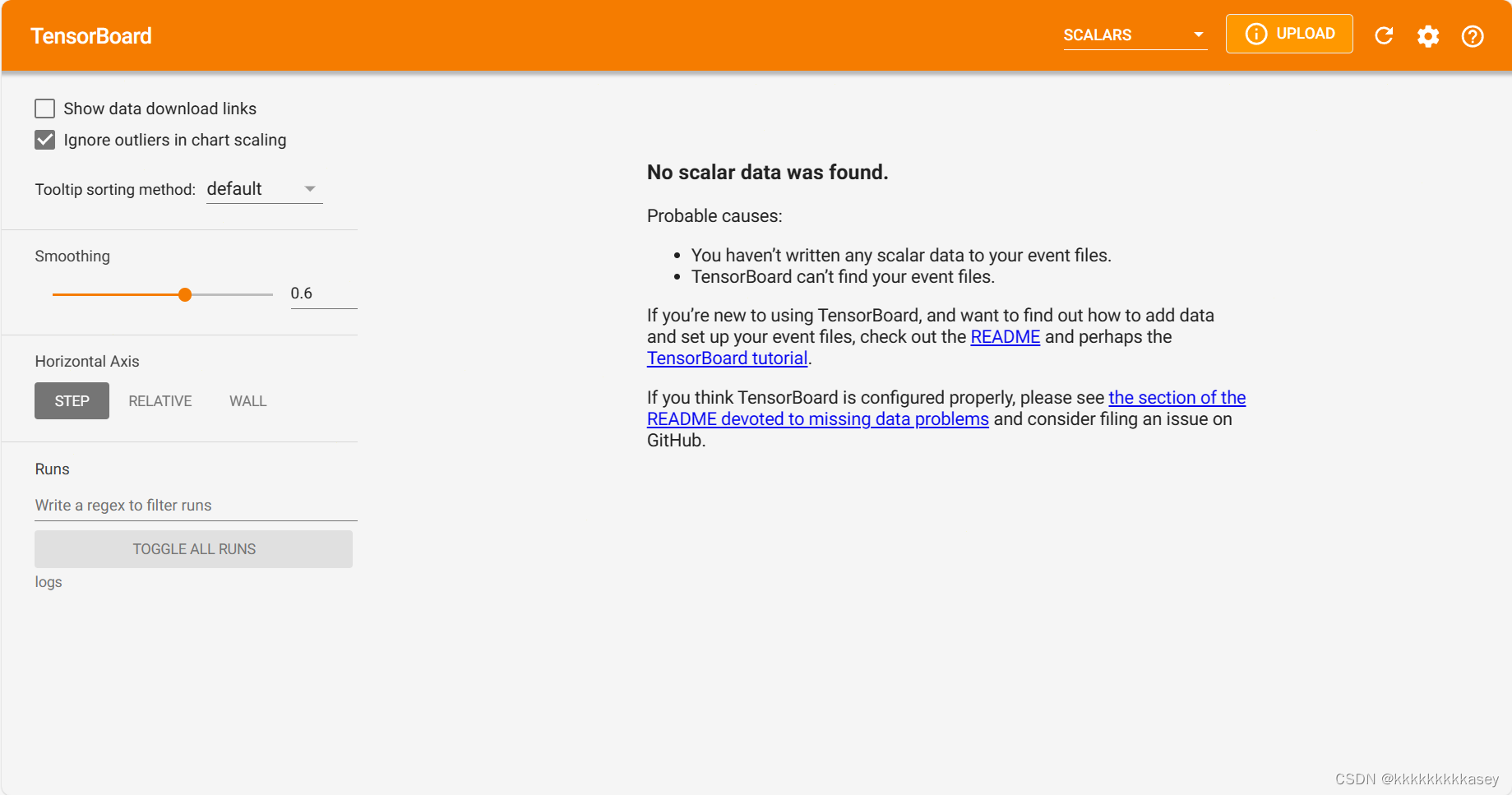(已解决)pytorch Tensorboard报错:tensorflow Installation Not Found 网页不显示