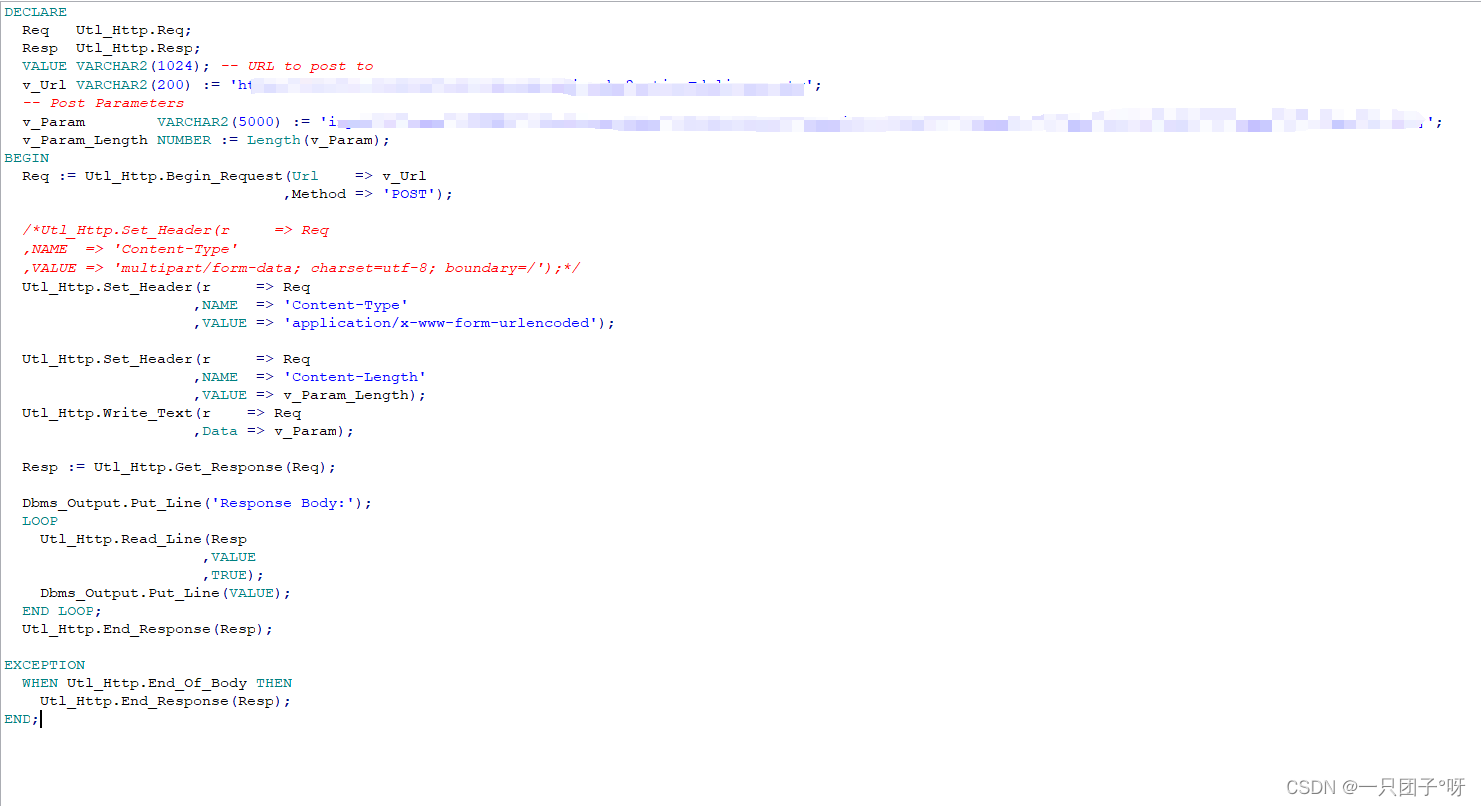 Plsql 调用form Data格式的webservice接口plsql Webserivce Csdn博客