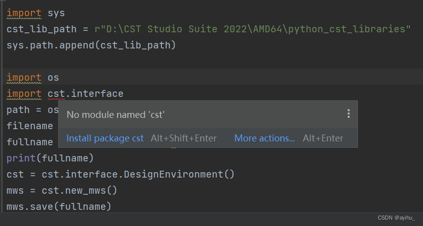 cst-python联合仿真的问题解决_python cst-CSDN博客