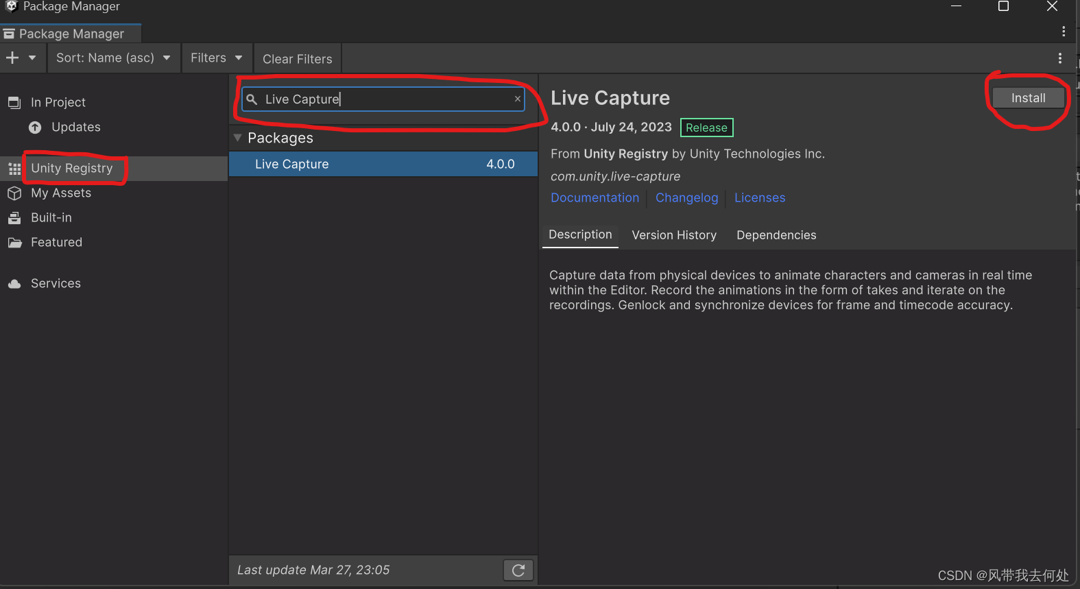 Unity Face Capture面部捕捉方案教程（需要苹果手机）——安装_unity面捕插件-CSDN博客