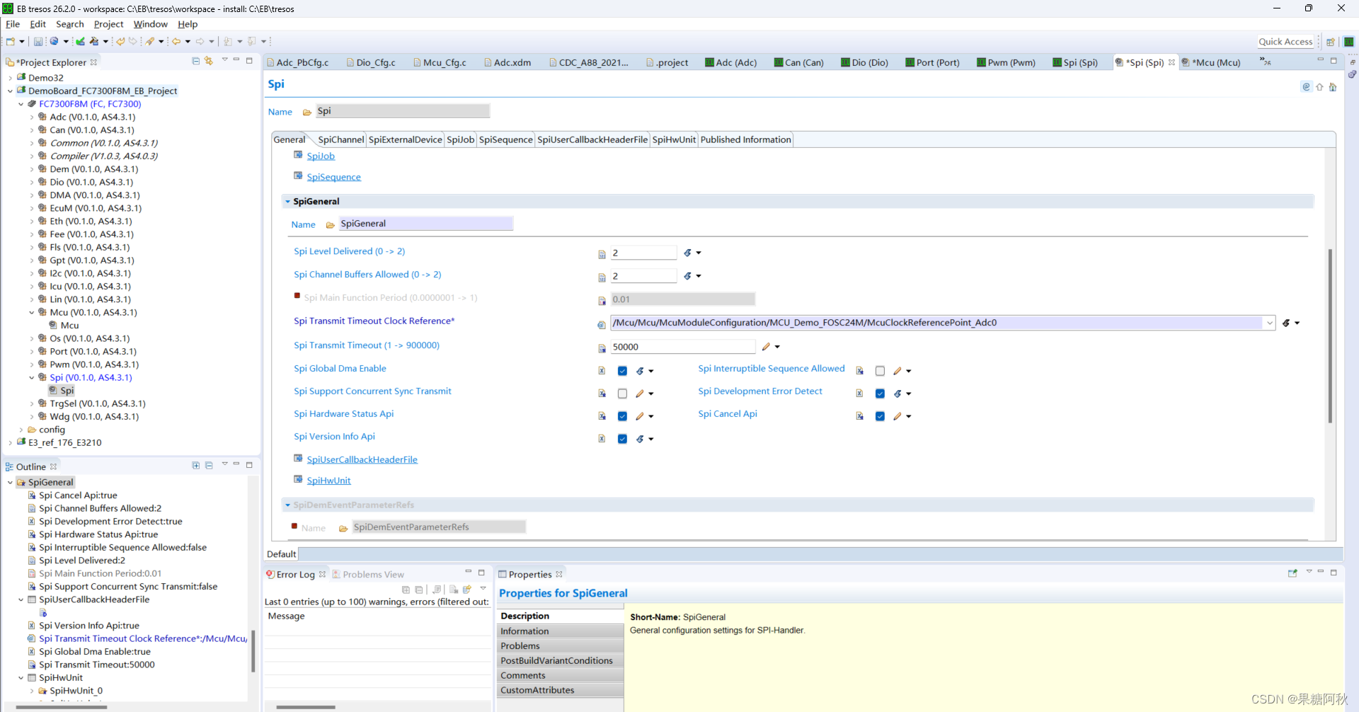 Autosar——MCAL SPI配置及使用学习笔记_autosar spi-CSDN博客