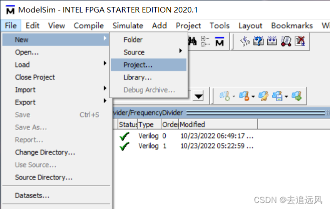 【FPGA & Modsim】Modsim使用教程，手把手直接举例-CSDN博客