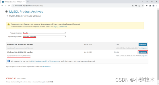 在 Windows 平台下安装与配置 MySQL 5.7.36_mysql5.7.36下载安装-CSDN博客
