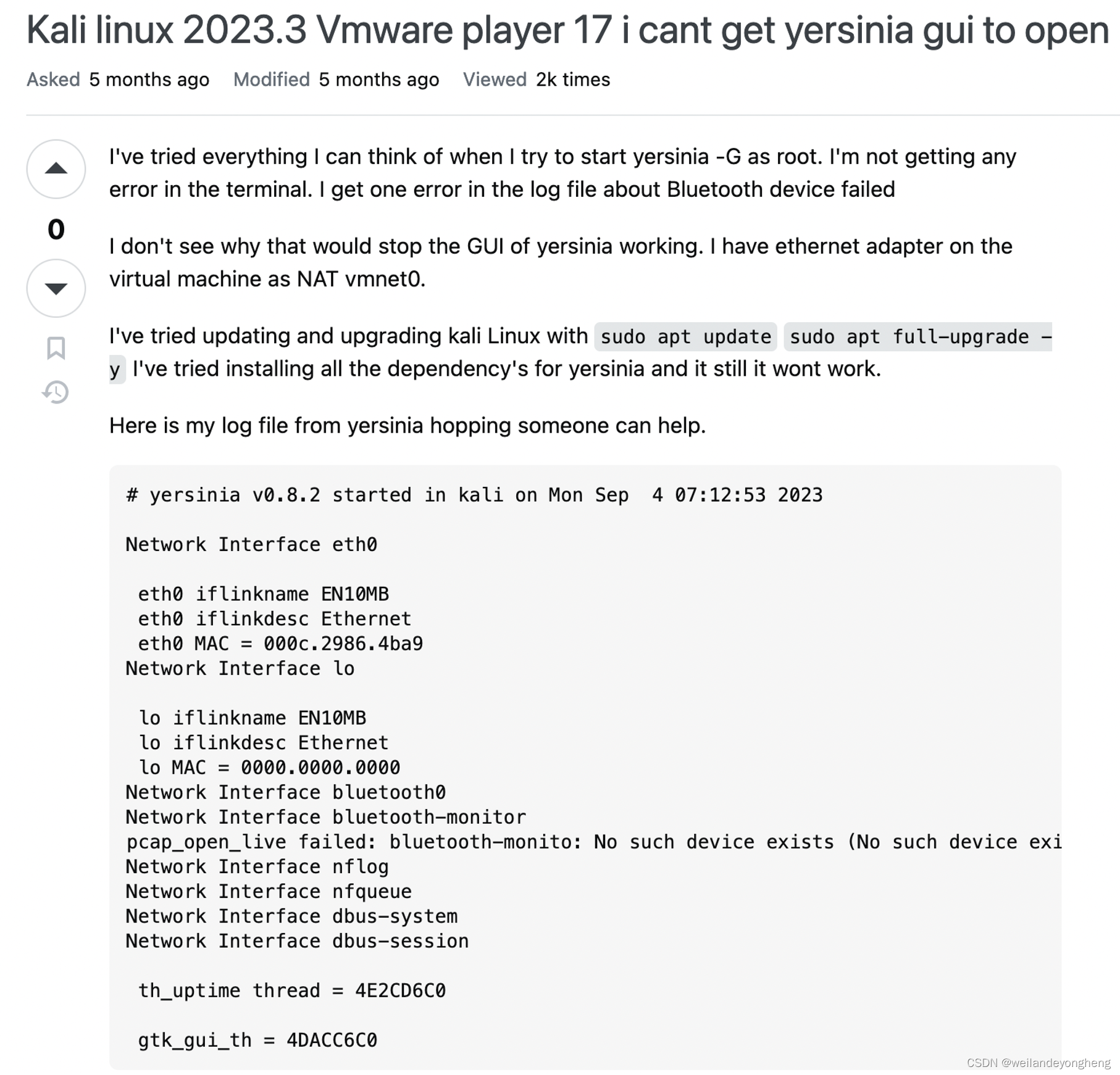 yersinia -G打不开图形化界面解决方案（曲线救国，实操可行）_it seems that you don't have gtk support or yersin-CSDN博客