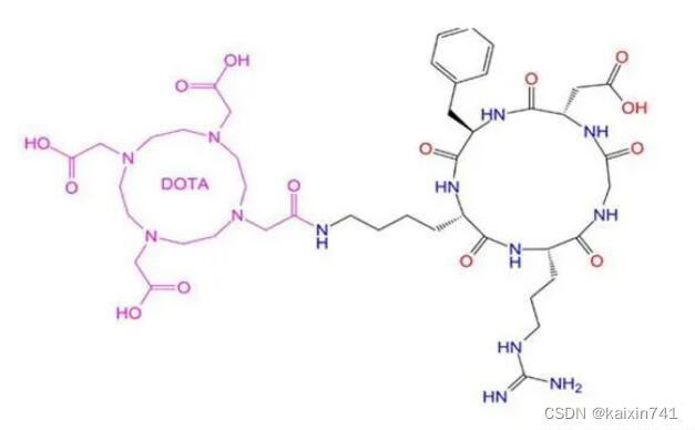 cyclo(RGDFK(DOTA)）是由一个环状结构的多肽和一个 DOTA 配体组成-CSDN博客