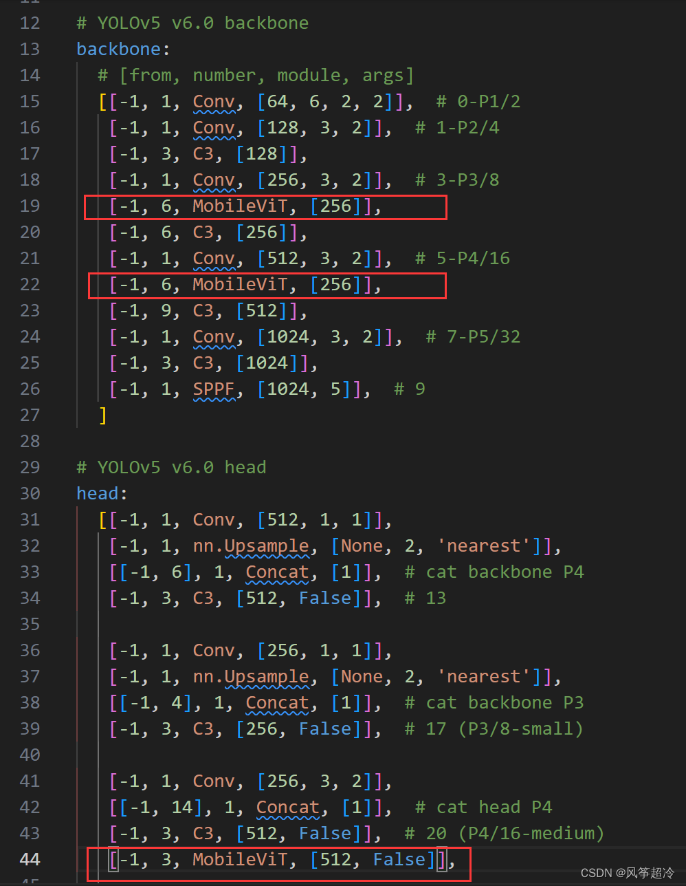 【YOLOv5 Note-9】YOLOv5模型网络结构中加入MobileViT模块_mobilevit yolo-CSDN博客