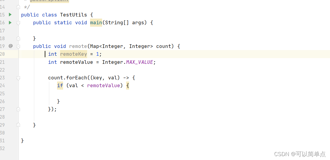 lambda表达式中错误提示 Variable used in lambda expression should be final or effectively final_lamda ...