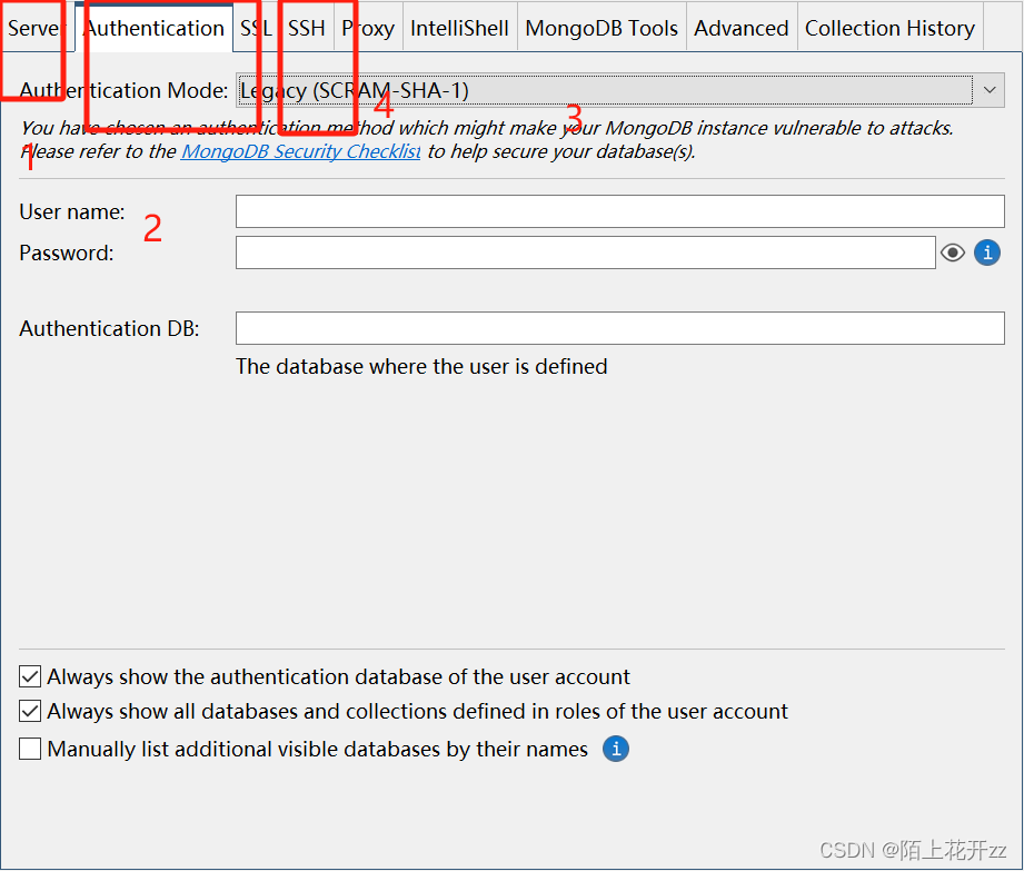 MongoDB添加SSH代理和添加索引_mongodb 需要设置ssh-CSDN博客