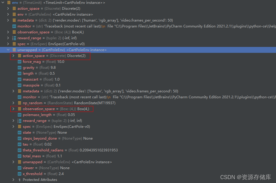 【Python】平衡杆CartPole-v0环境-CSDN博客