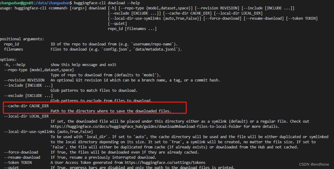 huggingface下载模型总是下载到~/.cache/huggingface的问题解决_huggingface文件下载到.cache中了-CSDN博客